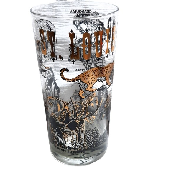 St. Louis Zoo | Kitchen | Vintage St Louis Zoo Drinking Glass Tumbler ...